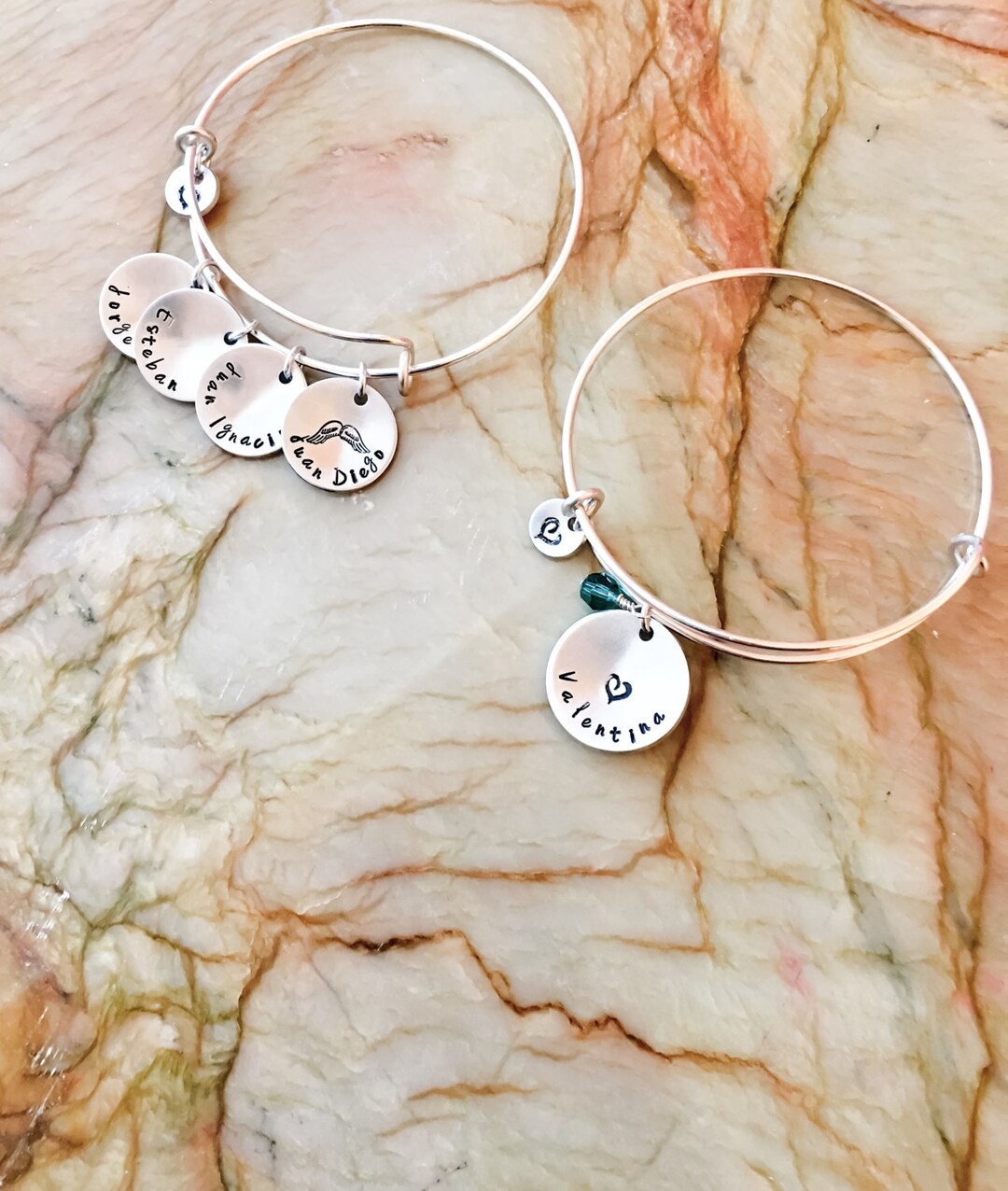 Adjustable Expandable Bangle Bracelet - Four Different Metals to Choose ...