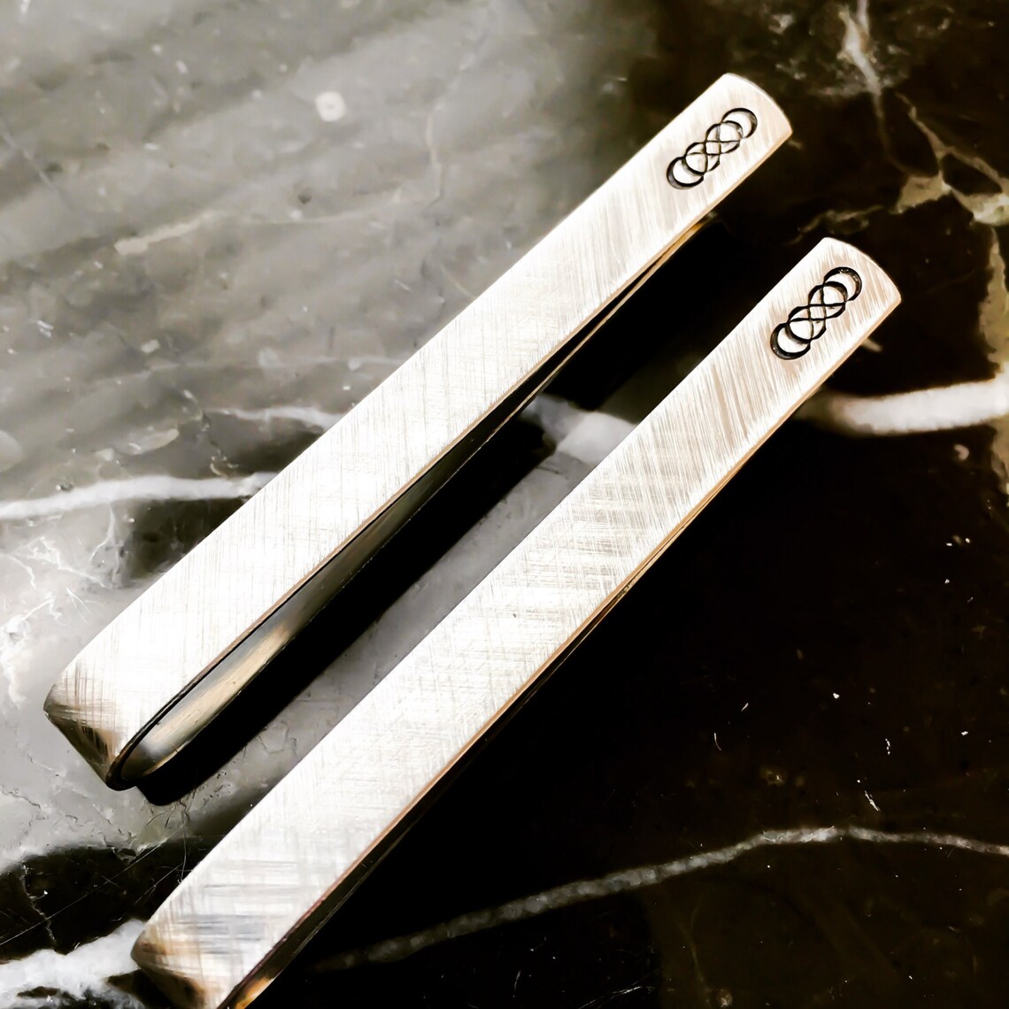 Personalized Tie Bar Custom Tie Bar Hand Stamped Tie Bar - Etsy