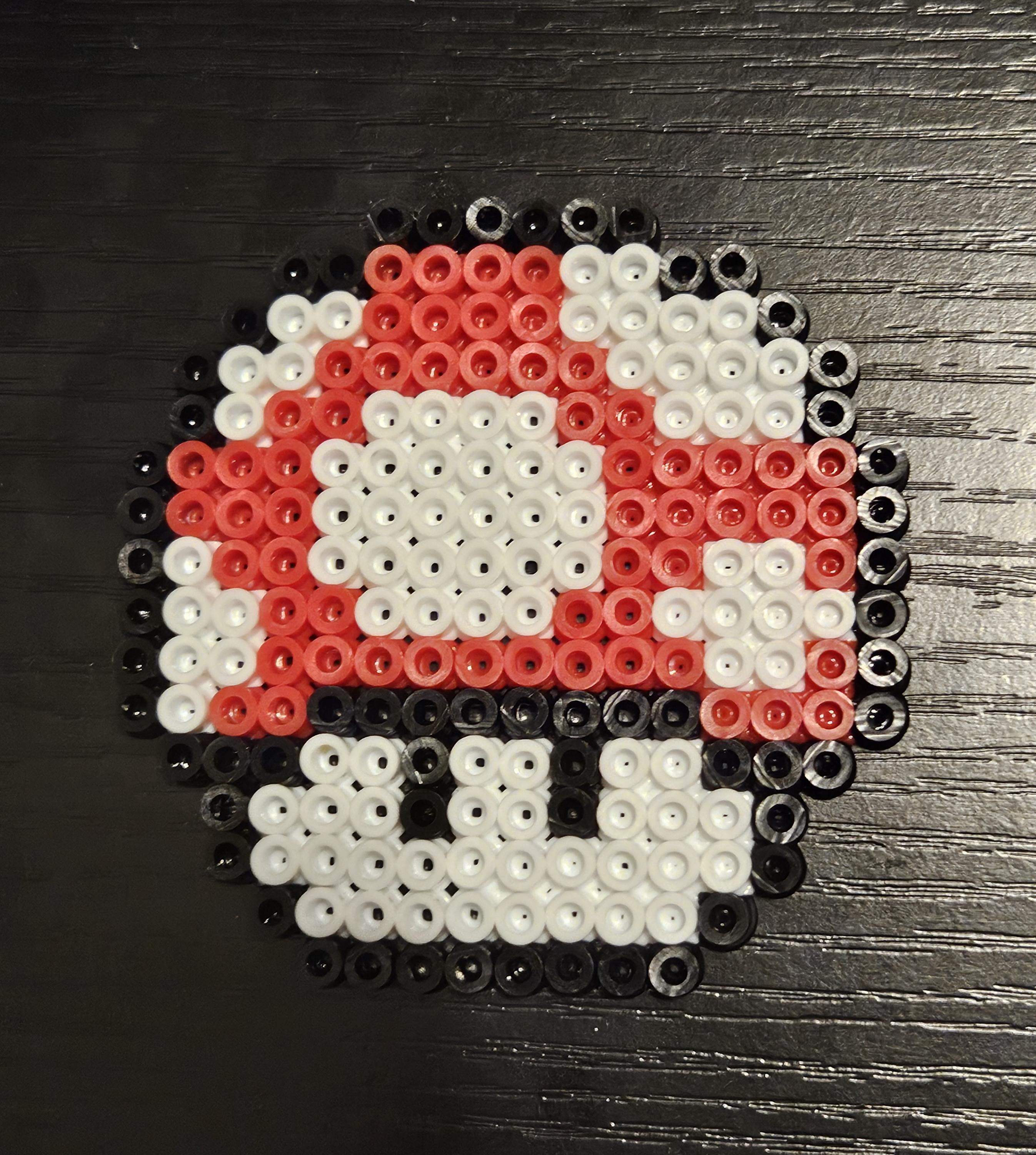 Pixel Art, Melting Beads, Beads, Mario, Mario Muchroom, Mario ...