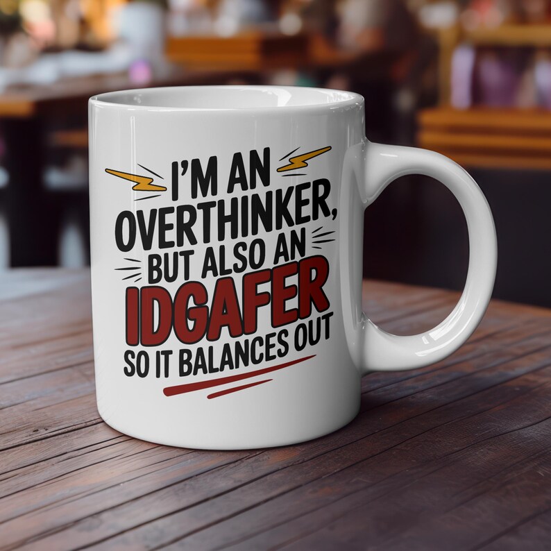 Snarky Quote Overthinker IDGAF PNG, Sarcastic Retro Graphic, Funny Bold ...