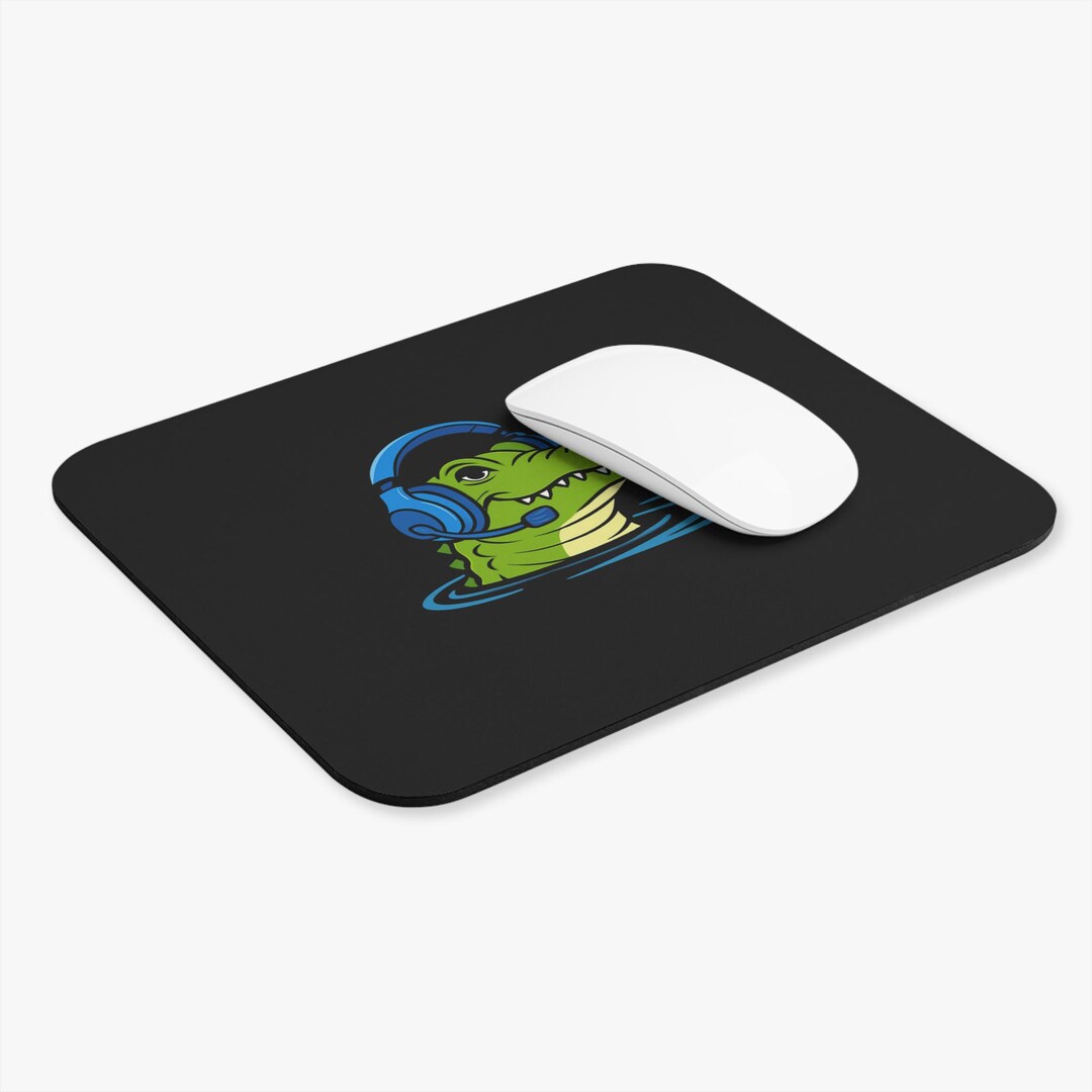 Gaming Alligator Mouse Pad, Gamer Gift, Office Decor, Desk Accessory ...