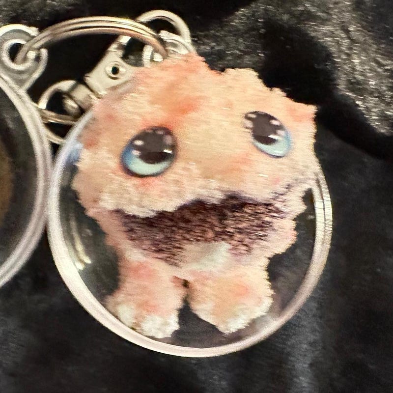 Tummy Ache Keychain - Etsy