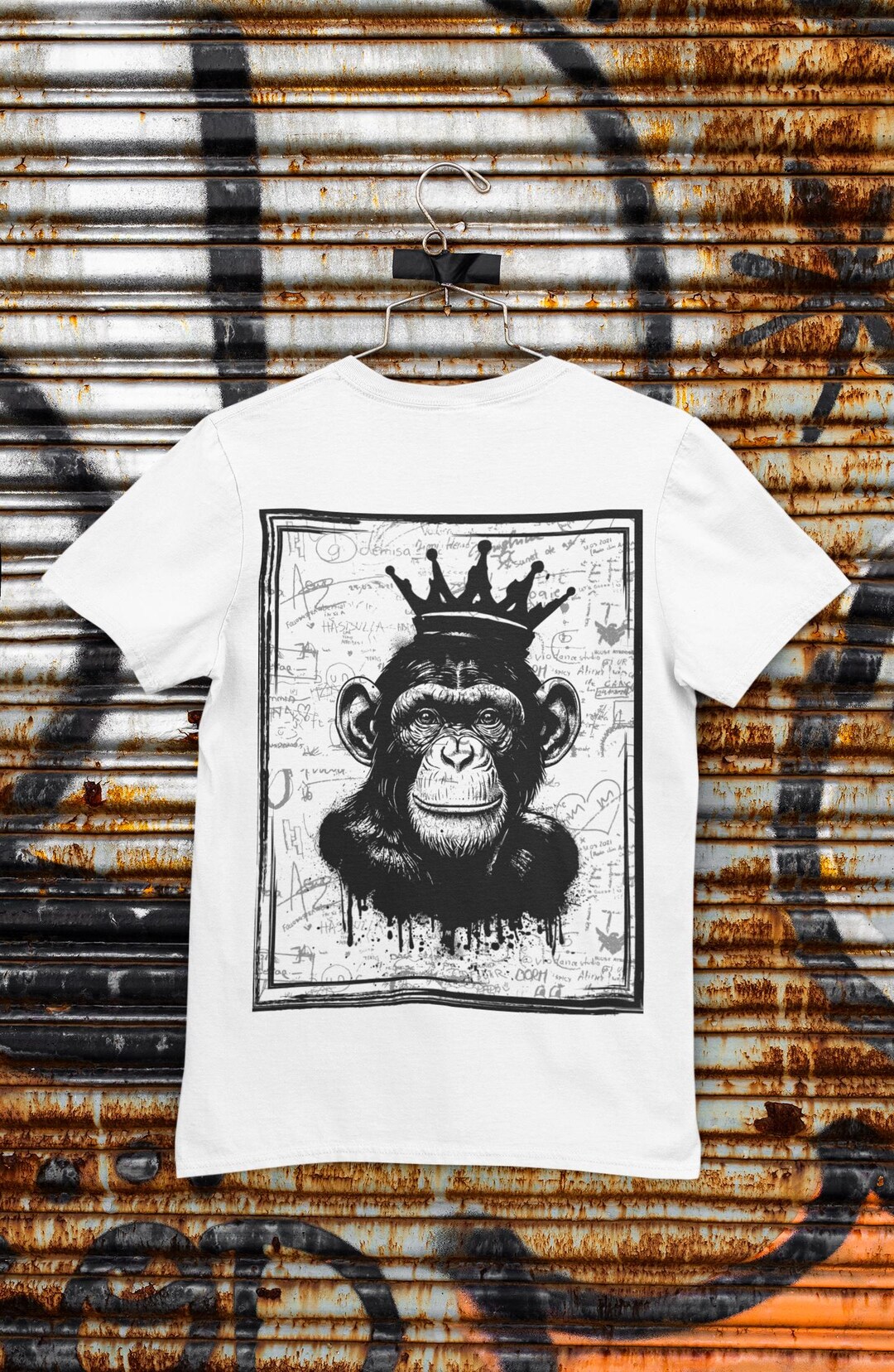 King Chimp Graffiti PNG | Cool T-shirt Designs | Spraypaint Art ...