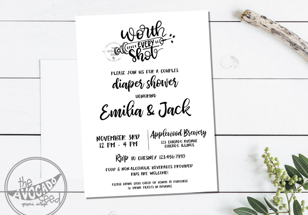 Infertility IVF Baby Shower Invitation - DIY Printing (price Shown) or ...