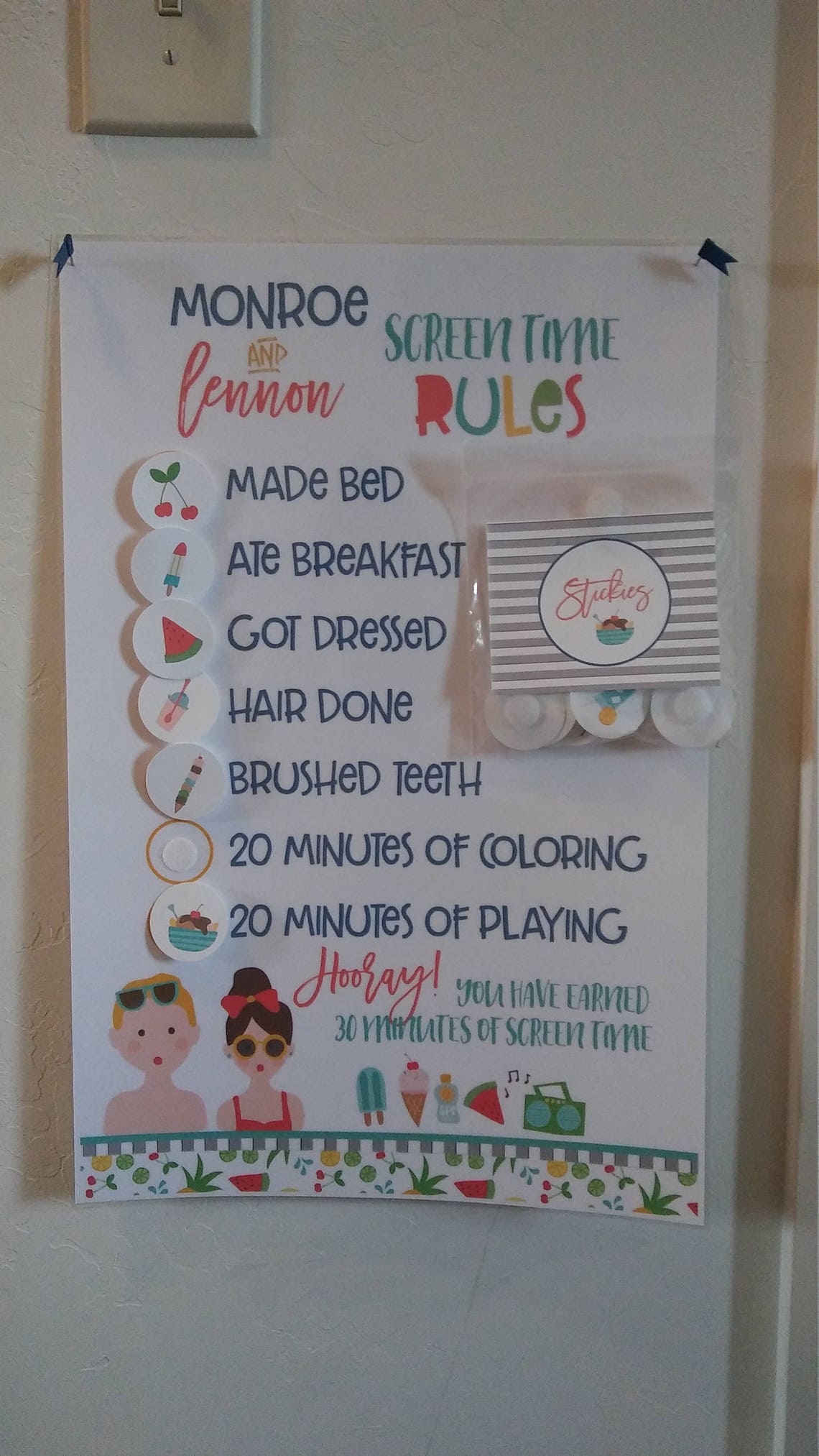 School Year Morning Routine Poster Super Cute and Very - Etsy