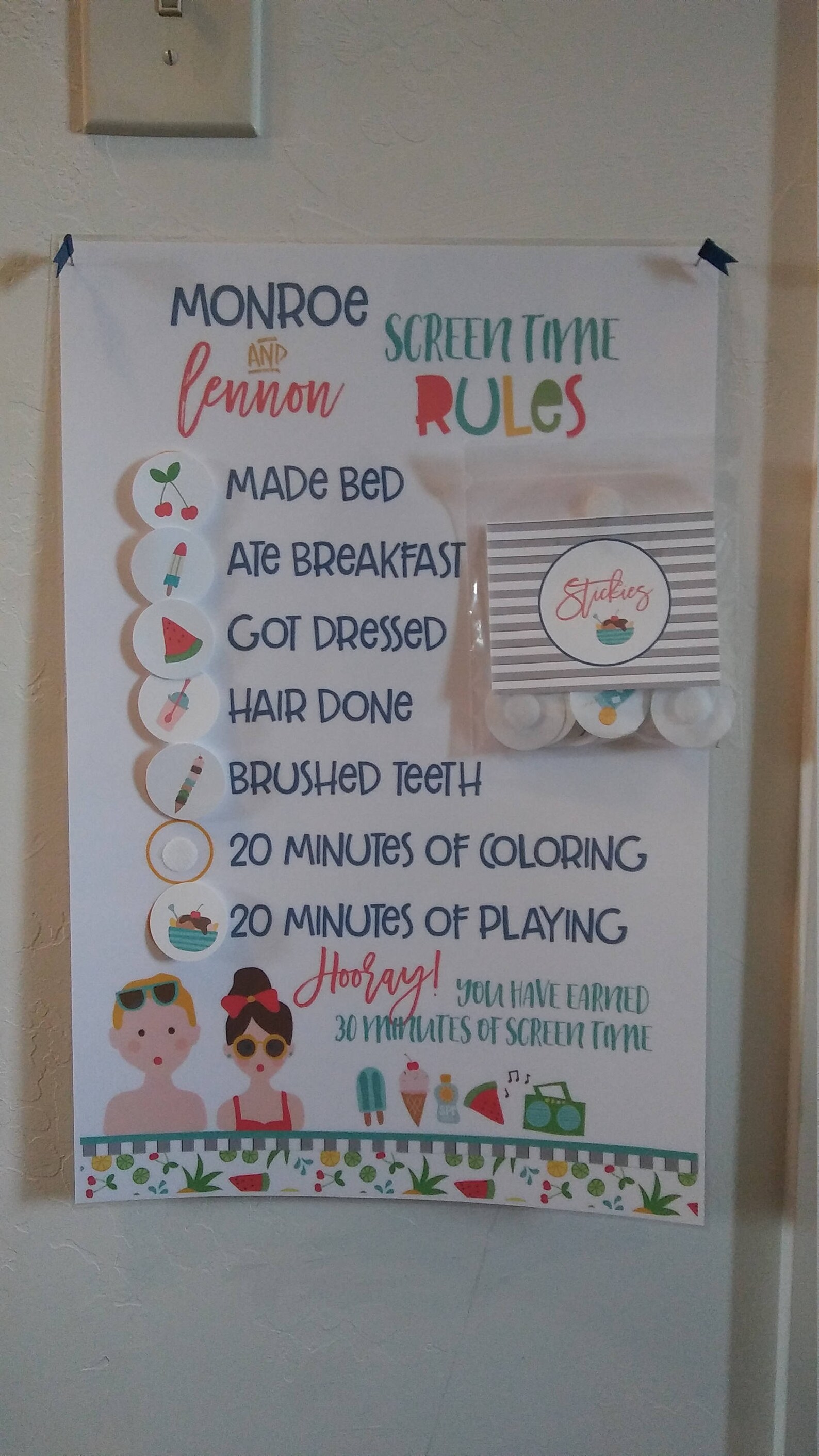 School Year Morning Routine Poster Super Cute and Very - Etsy