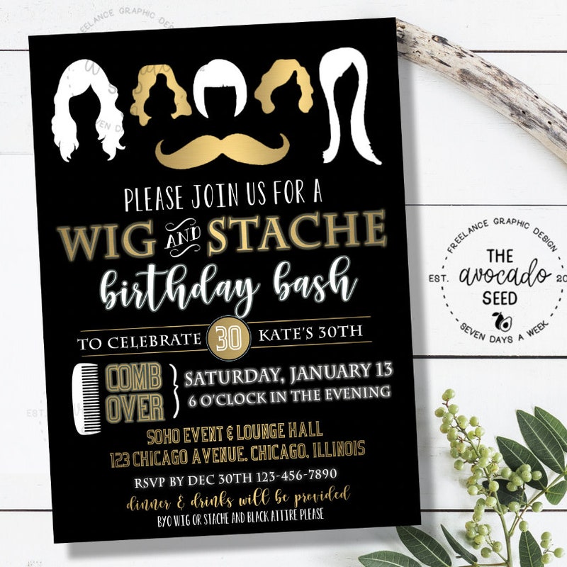 Stache Bash Party - Etsy