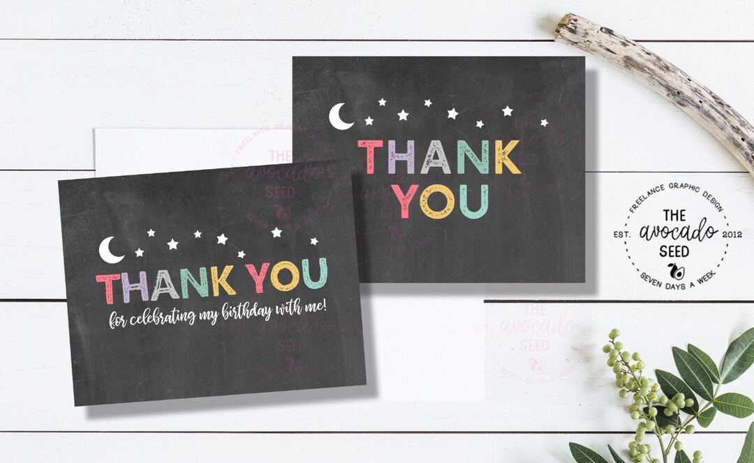 Sleep Under Thank You Card - Digital File or Prints - Etsy