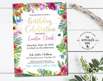 Caribbean Invitation - Etsy