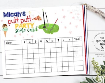 Custom Score Card - Etsy Australia