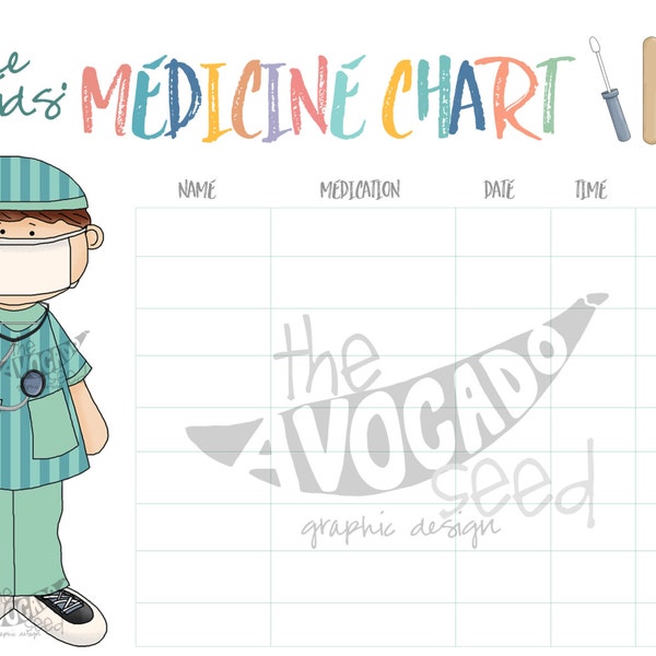 Sick Chart Printable - Etsy