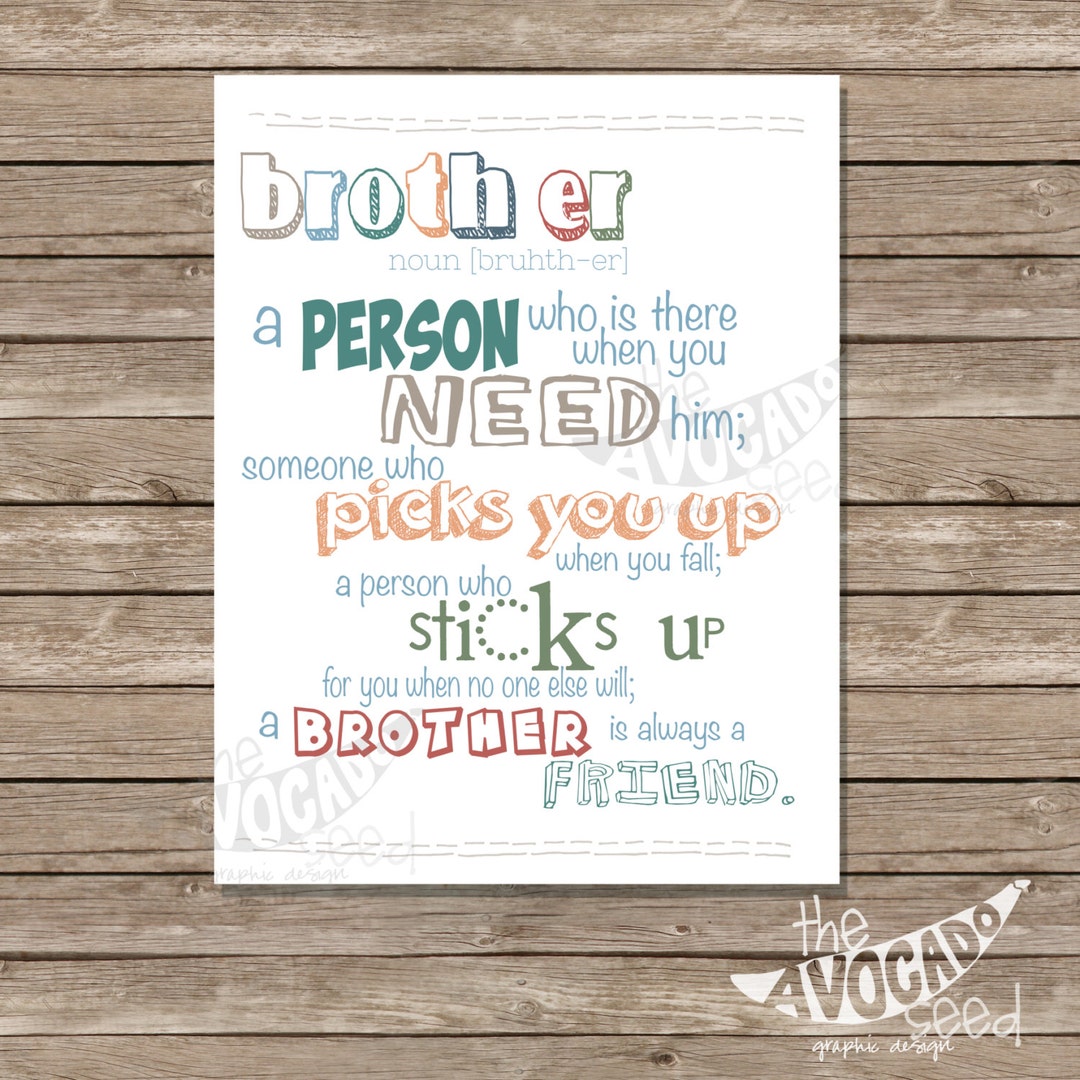 Big Brother, New Brother, New Baby Card - Instant Download or ...