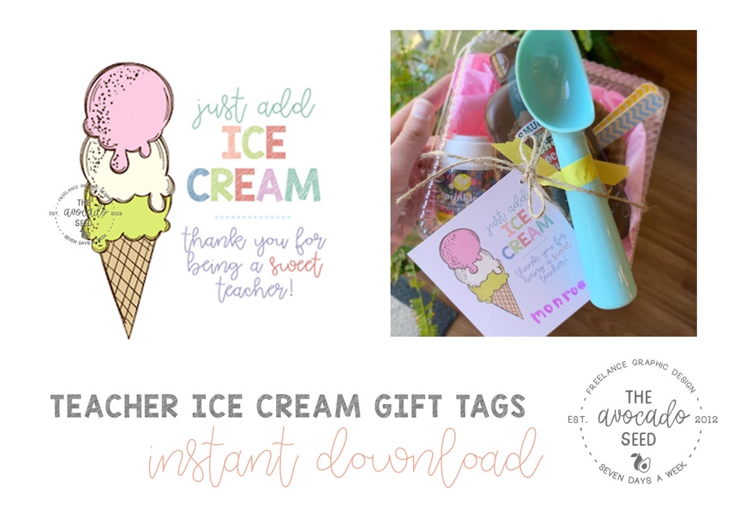 Teacher Appreciation - End of School Year - Sunday School - Ice Cream ...