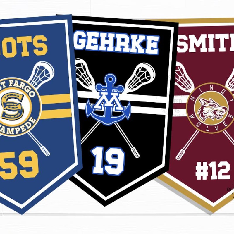 Lacrosse Team Door Sign - Etsy