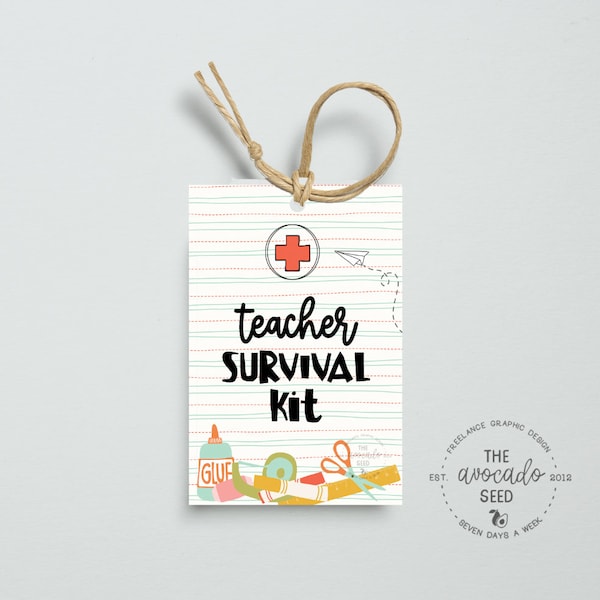 Teacher Survival Kit - Etsy