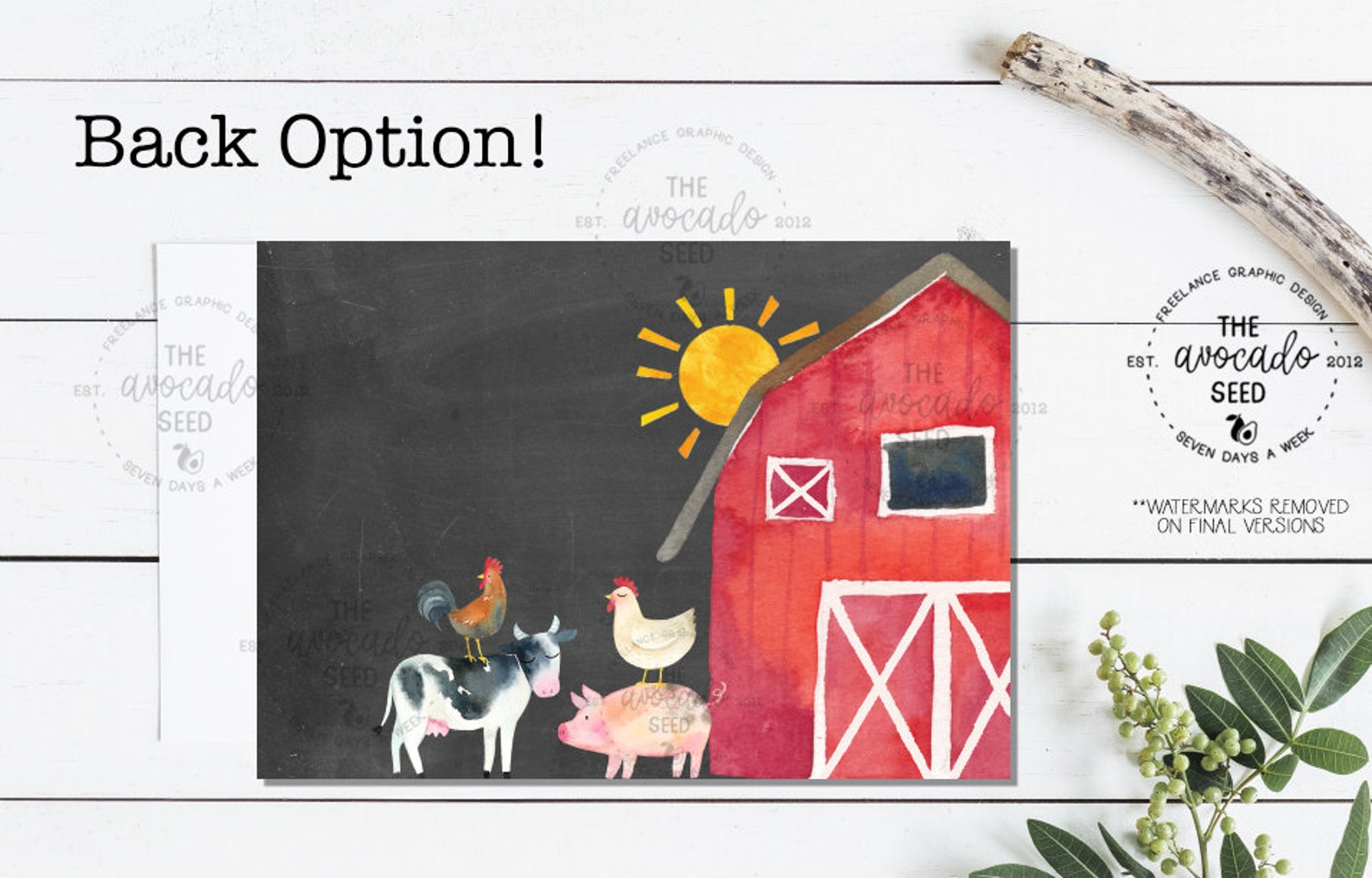 Oink Moo Cock a Doodle Doo Farm Animals Birthday or Any - Etsy