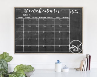 Reusable Dry Erase Wall Chore Chart DIY Printing Only - Etsy