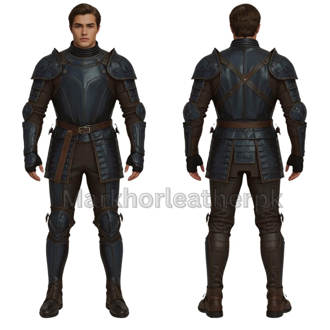 Medieval Leather Armor Suit-handcrafted Medieval Leather Armor-warrior ...