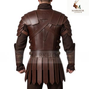 Medieval Vanguard Leather Armor Handcrafted Battlewear-armored ...