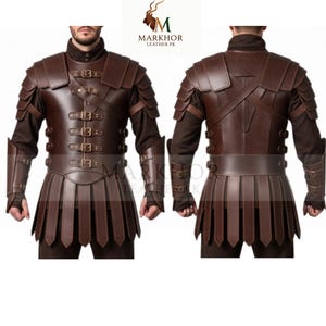 Medieval Vanguard Leather Armor Handcrafted Battlewear-armored ...