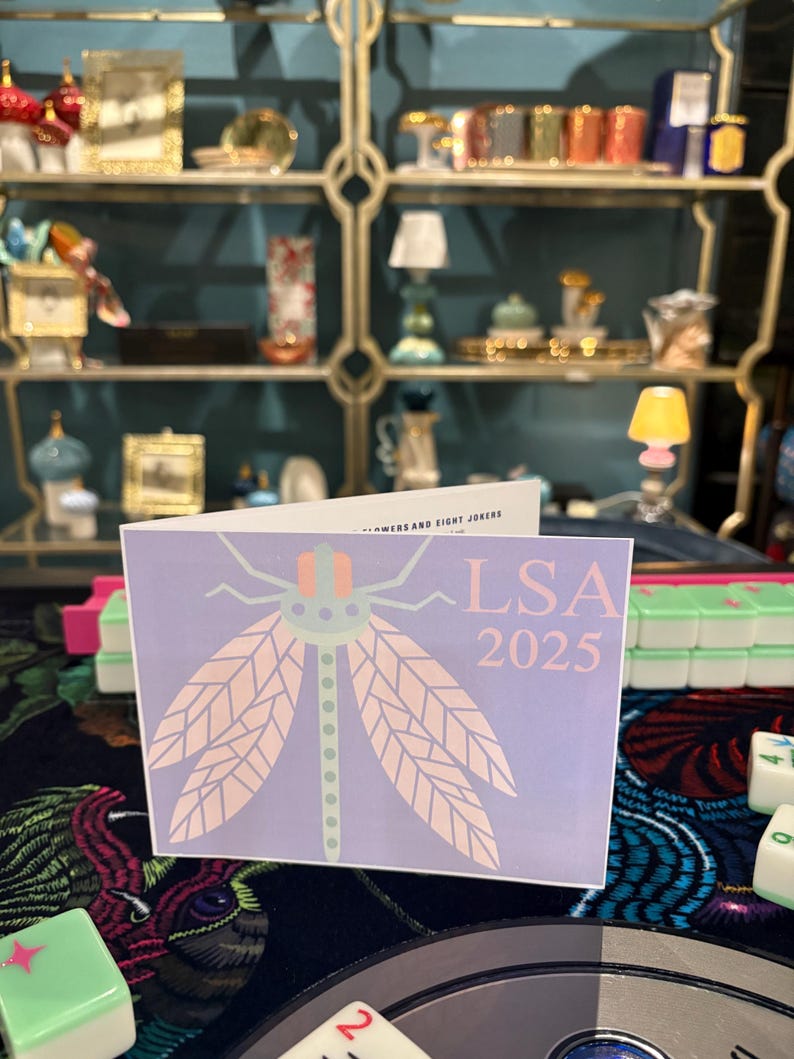 Mahjong Card Sticker Personalized Mahjong Card Cover Original Mahjong ...