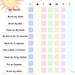 Kids Chore Chart: Daily & Weekly Responsibility Checklist (PDF ...