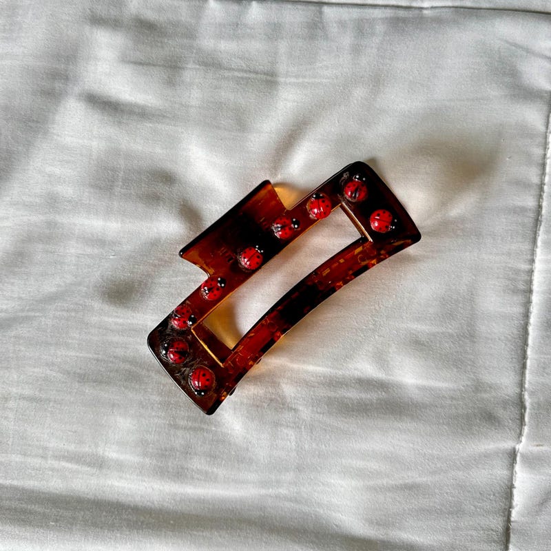 Ladybug Hair Clip - Etsy