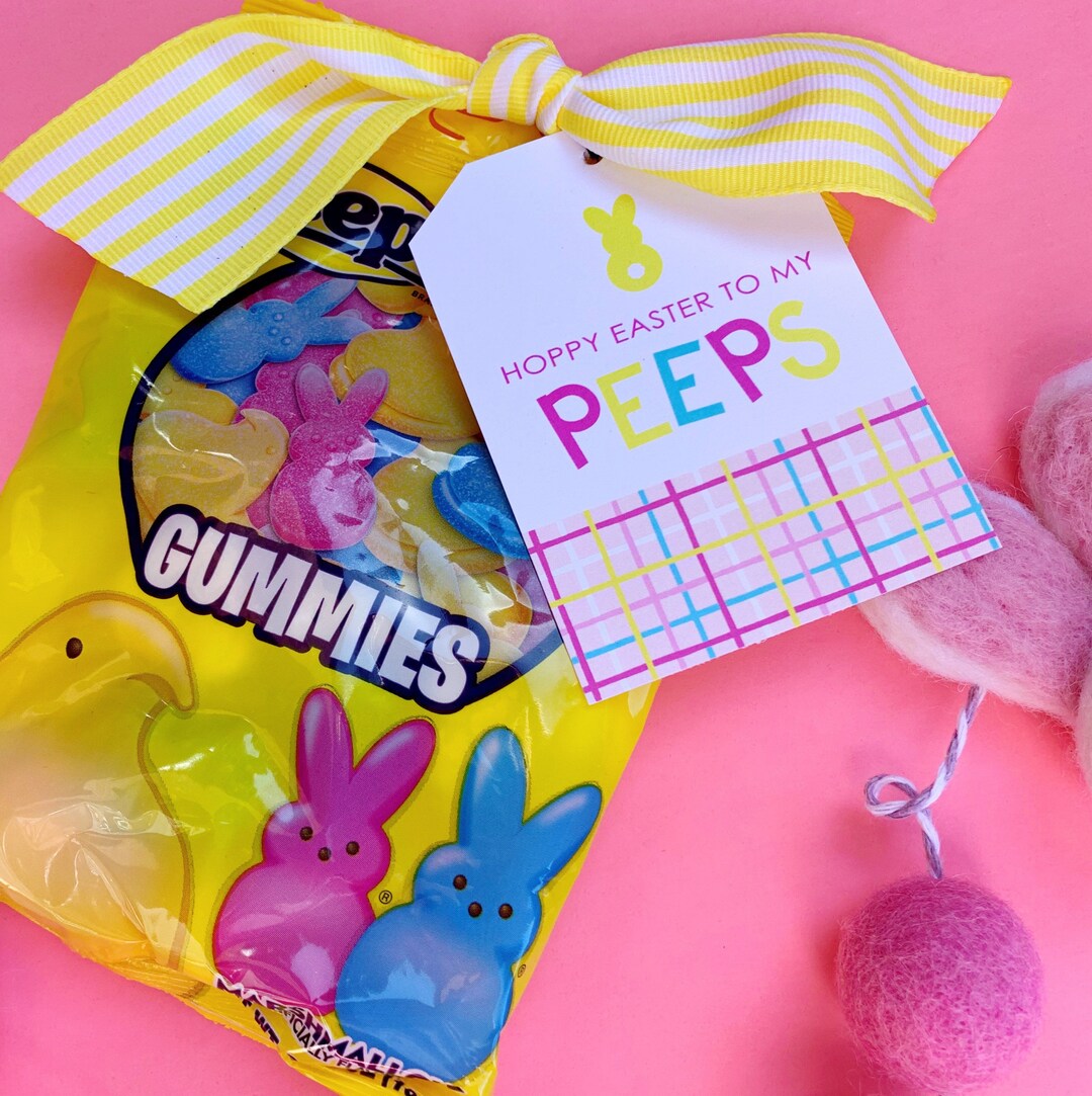Peeps Easter TAG- Digital Download - Etsy