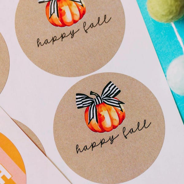 Fall Stickers - Etsy