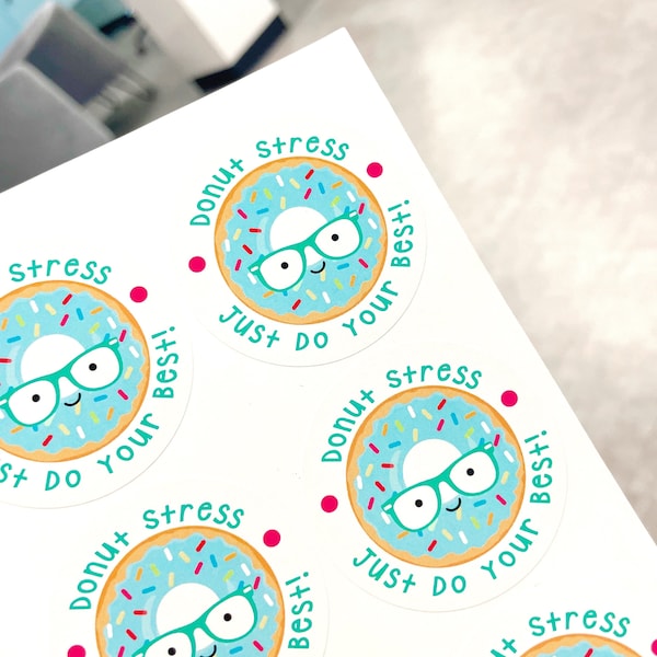 Donut Sticker - Etsy