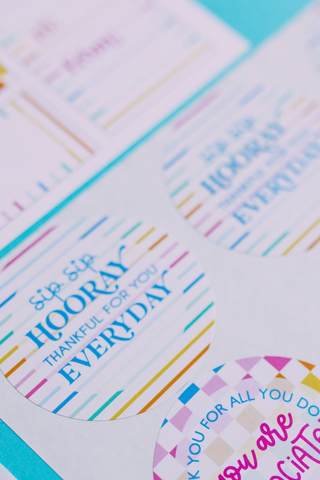 NEW Sip Sip Hooray Stickers- Ready to Ship - Etsy