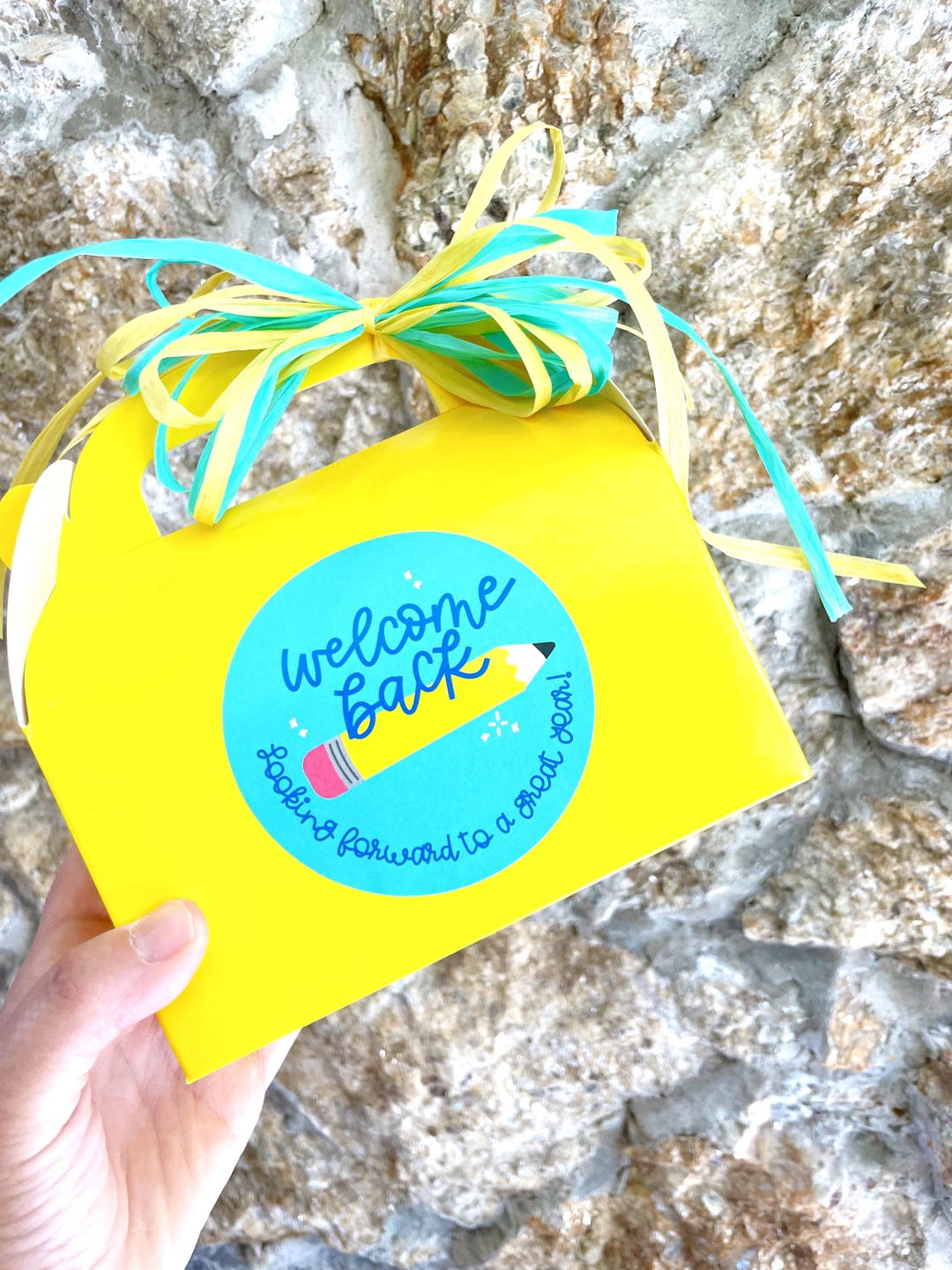 Welcome Back Teacher Pencil Stickers- Set of 6 - Etsy