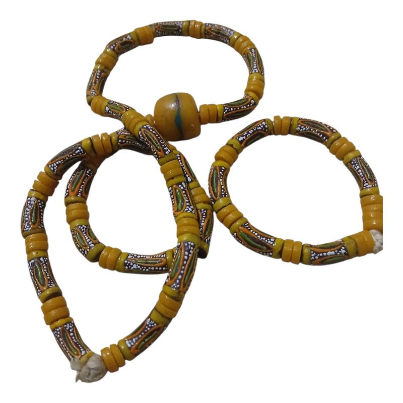 Krobo Bead Necklace - Etsy