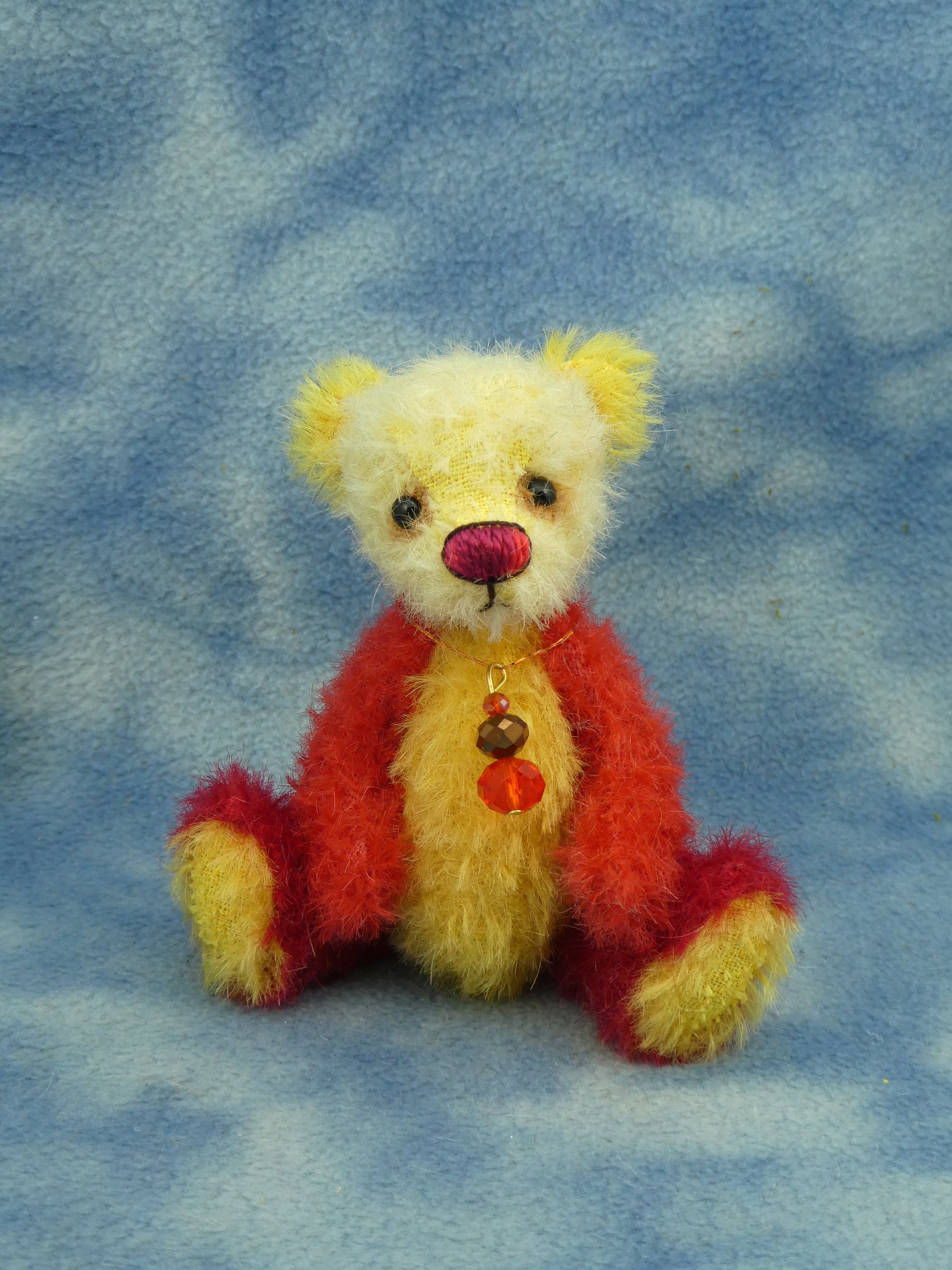 4 Miniature Artist Flame Bear Fizz * OOAK * Bramber Bears