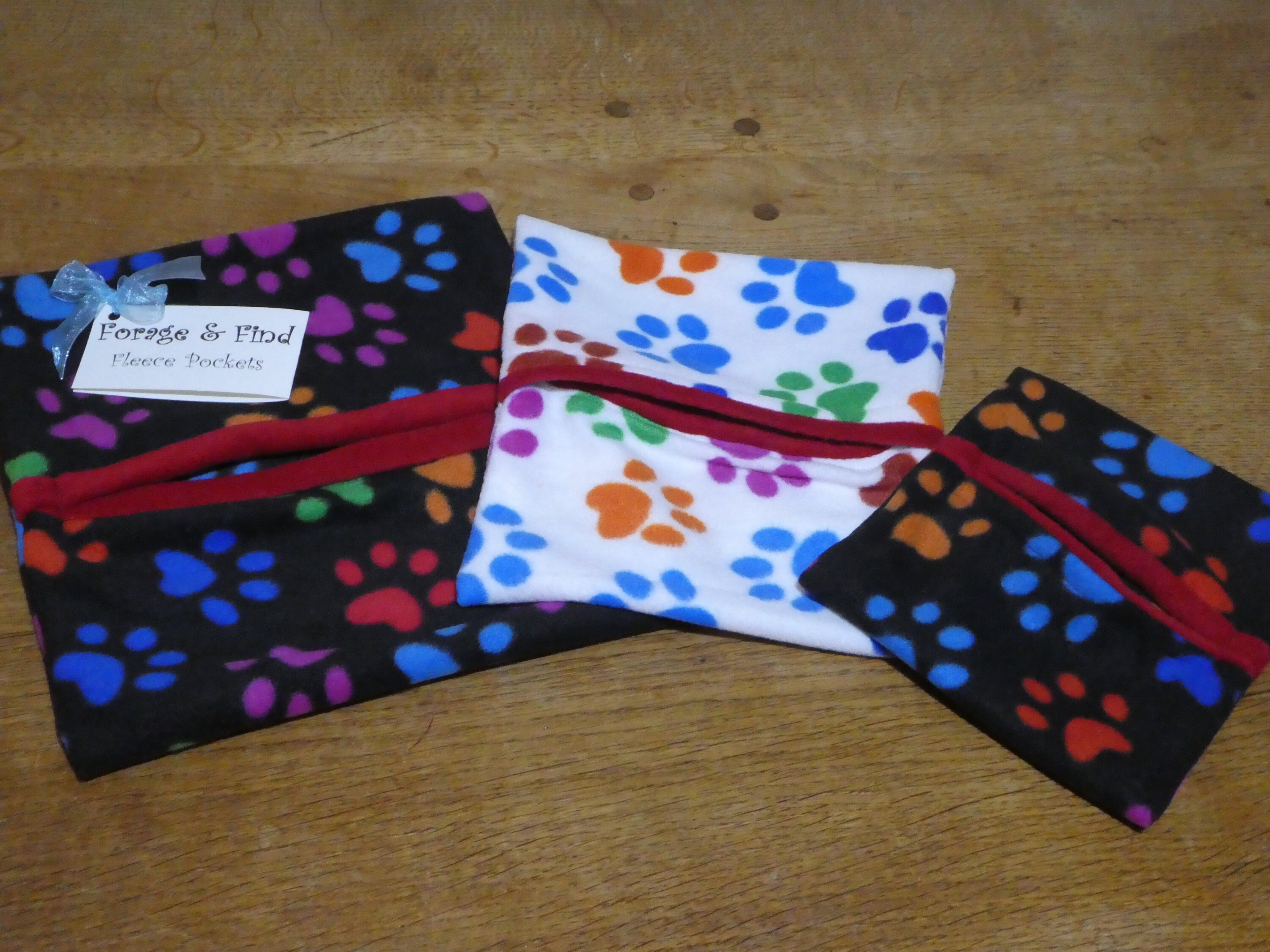 Dog Enrichment Game, Forage & Find Fleece Pockets, set of 3 suitable ...