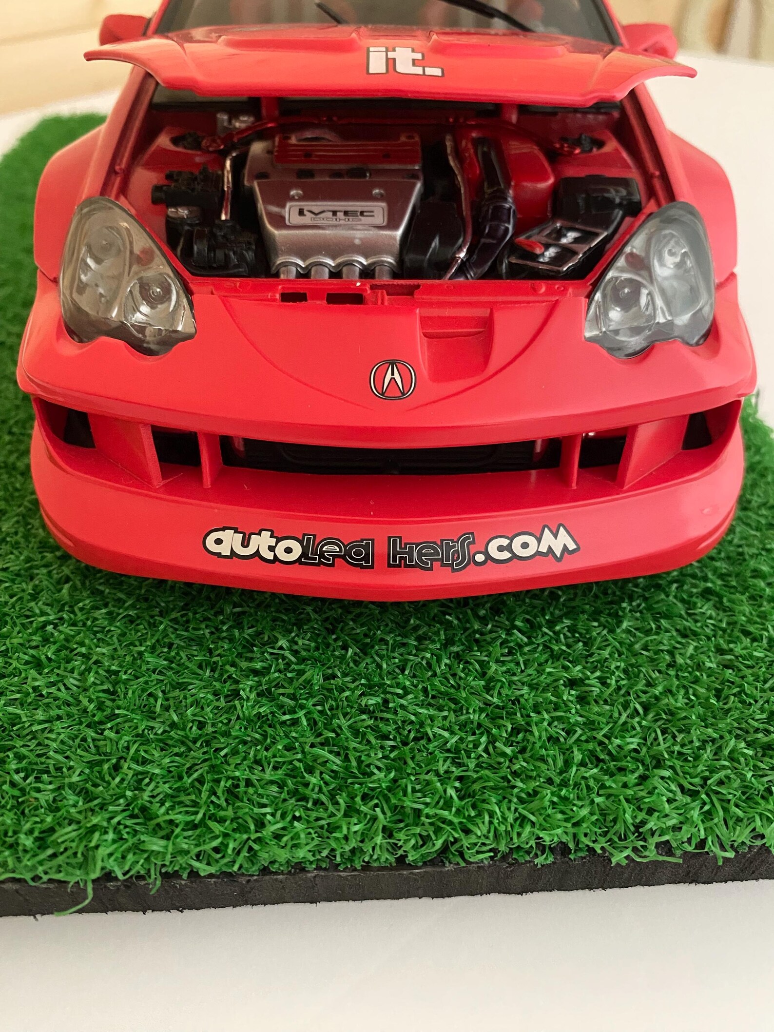 Muscle Machines Import Tuner Series 2002 Acura RSX Red 1:18 Diecast Car ...