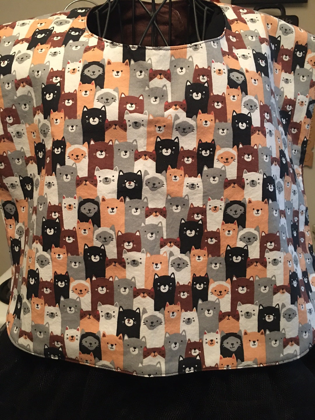 Adult Bib Bib With Cats Protective Covering Reversible Bib - Etsy UK