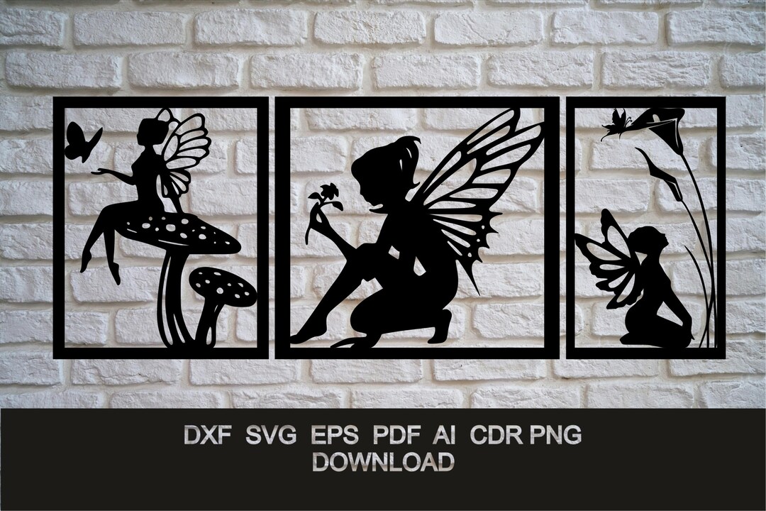 Fairy Tale SVG DXF Cut File | Laser CNC Plasma Waterjet Vector Design ...