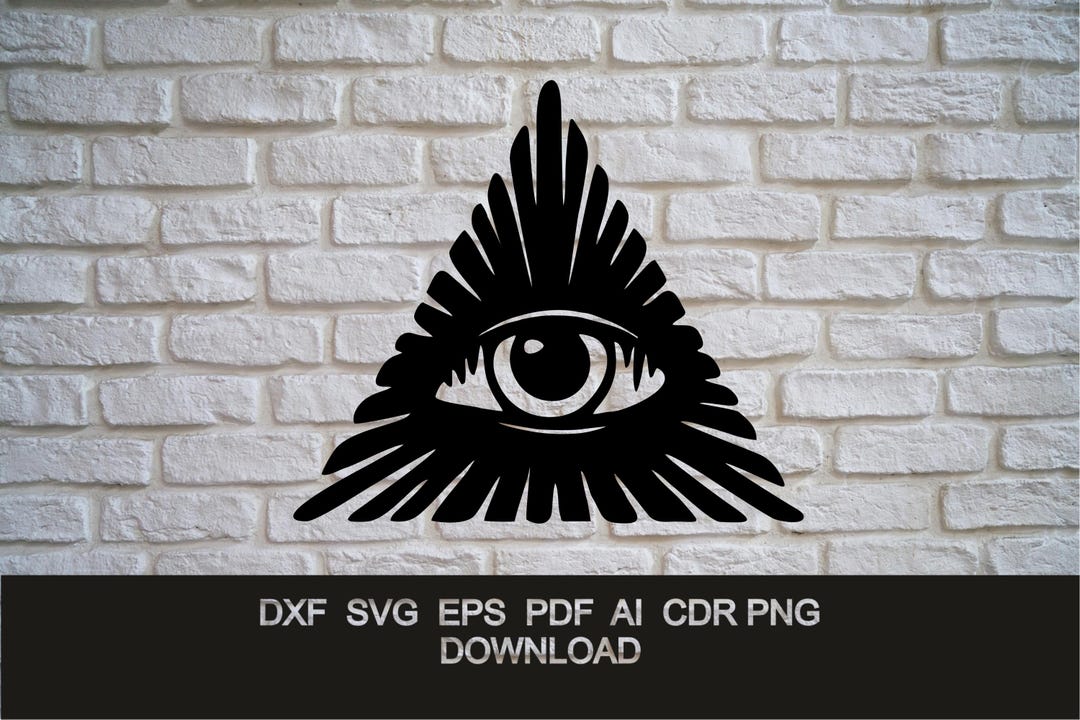 Eye SVG DXF Cut File | Laser CNC Plasma Waterjet Vector Design | Png Ai ...