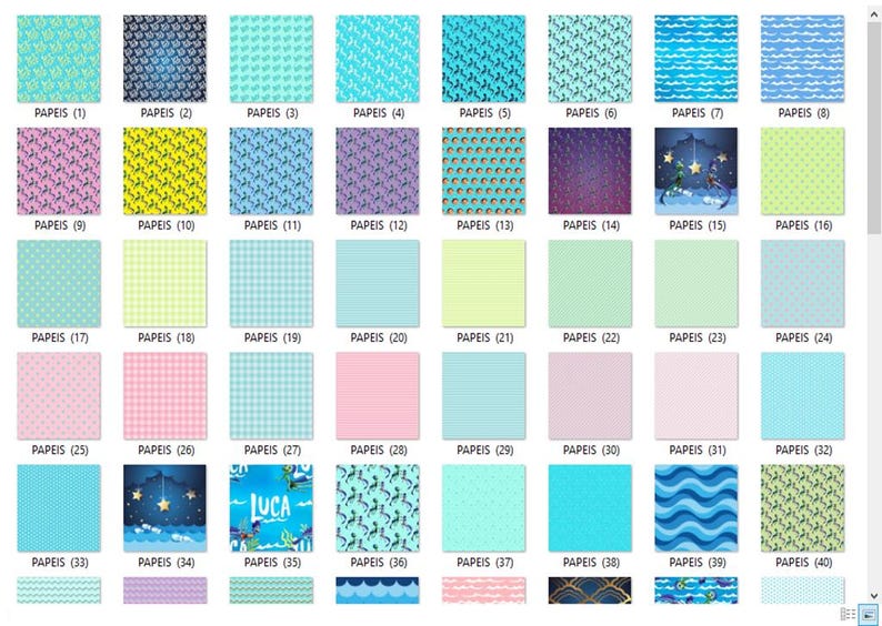 Luca Digital Paper, Luca PNG, Luca Clipart, Luca Alphabet, Luca ...