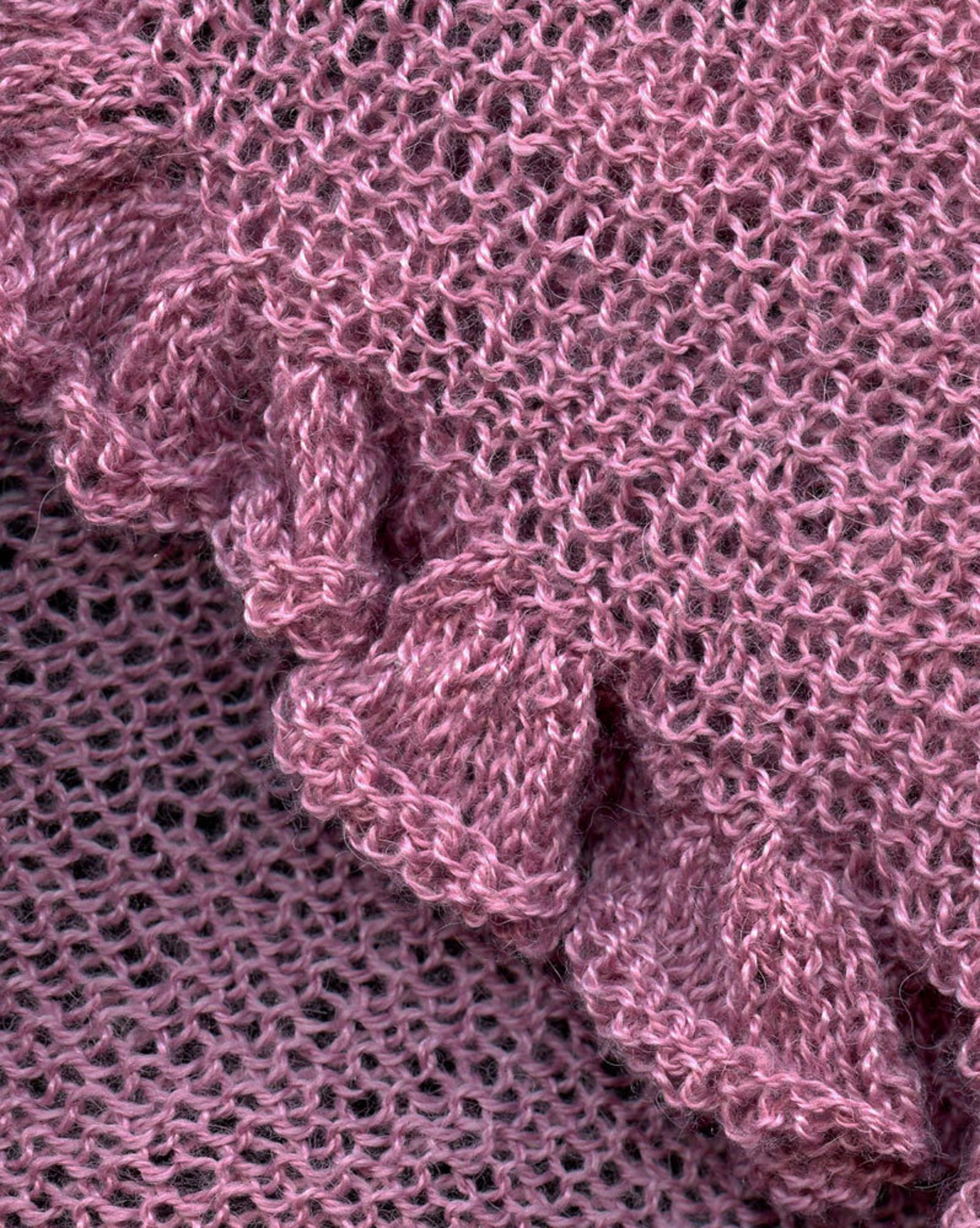 Shawl Knitting Pattern PDF Birdwing Ruffled Shawl Many - Etsy