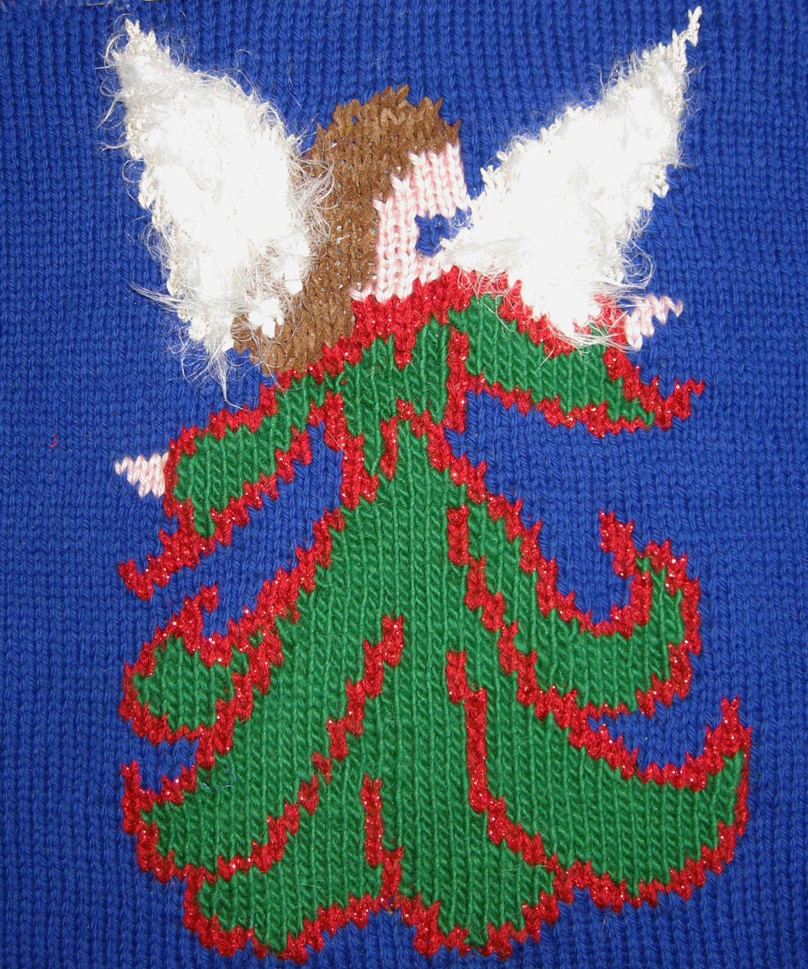 Knitting Pattern PDF Christmas Stocking Elegant Angel - Etsy