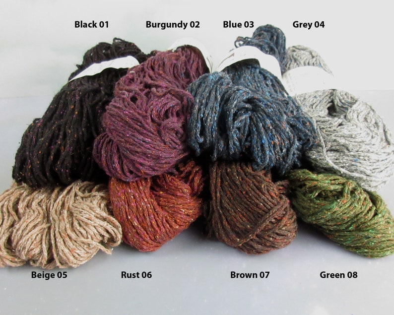 Elsebeth Lavold Silky Tweed Yarn, DK Weight, Garment Amounts in Many ...
