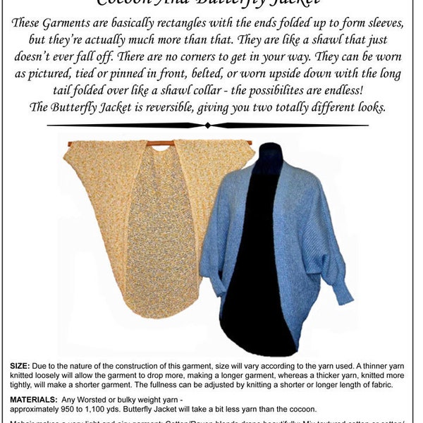 Cocoon Jacket - Etsy