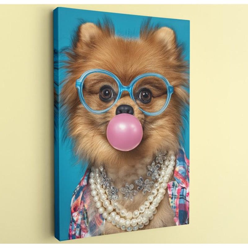 Diva Dog Portrait - Etsy