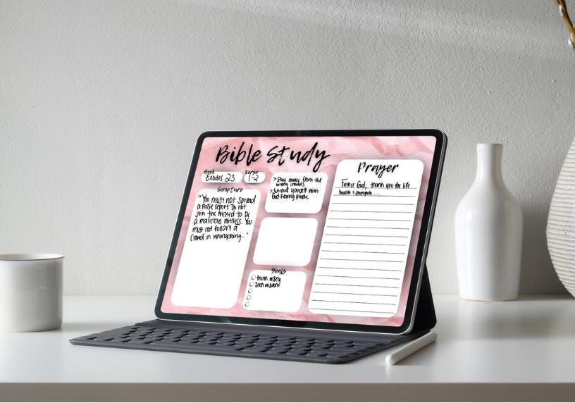 Bible Study Planner | Bible Planner for Verse and Scripture | Bible ...