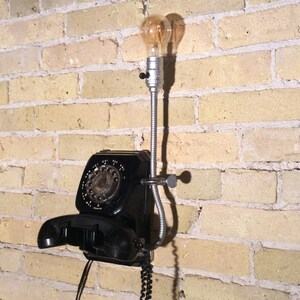 Crab Claw Phone Light, Vintage Stromberg Carlson Wall Phone, Industrial ...
