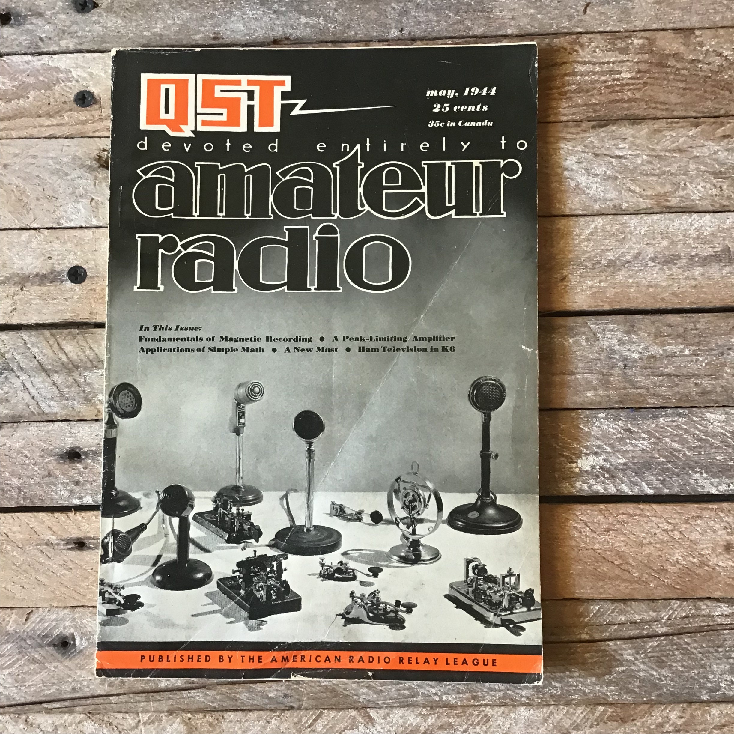 Vintage QST Amateur Radio Magazine Ham Radio Technical Specs How to ...