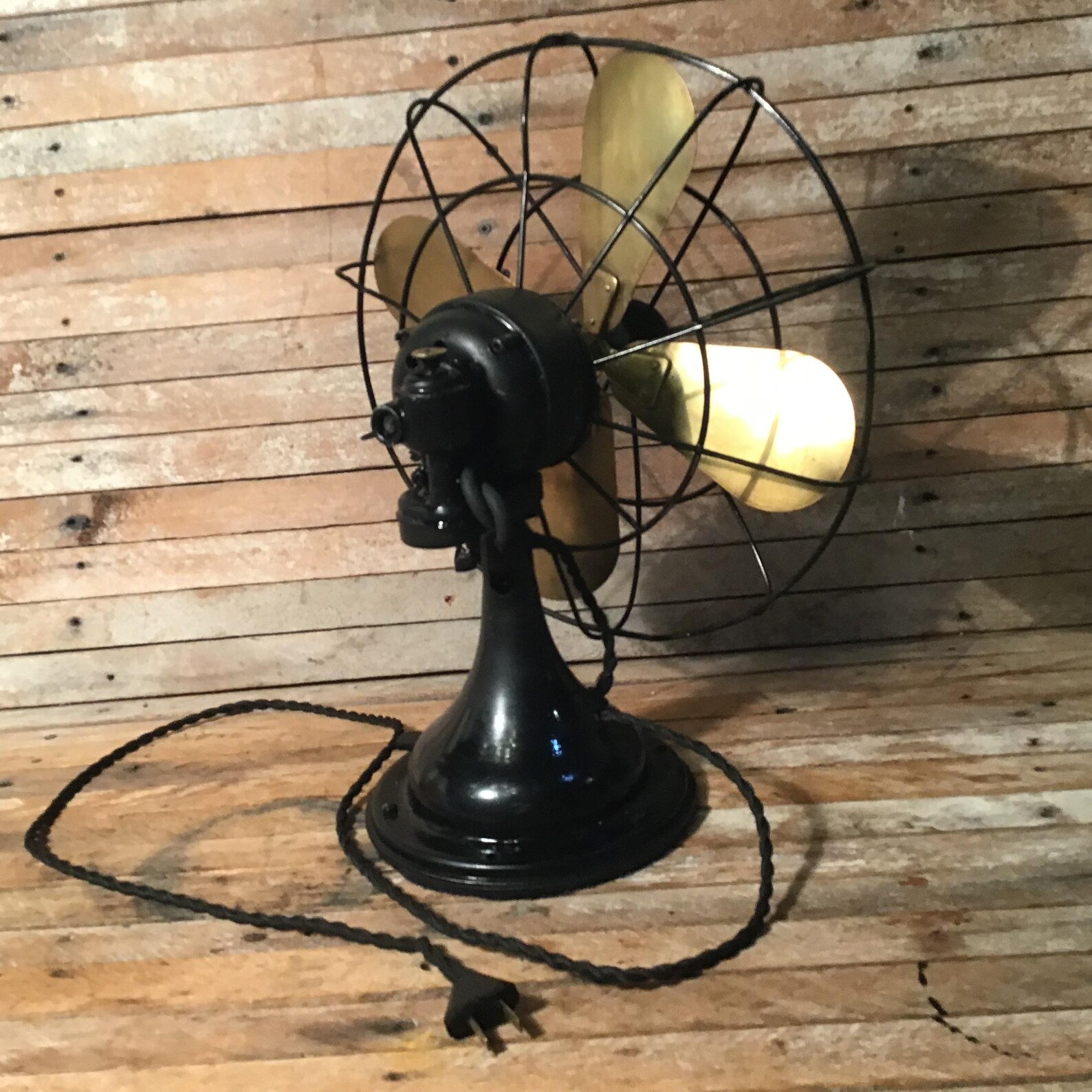 Westinghouse Brass Blade Fan 3 Speed Classic 1920s Styling. Deco Era 4 ...