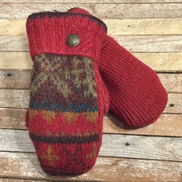 Wool Mittens - Etsy
